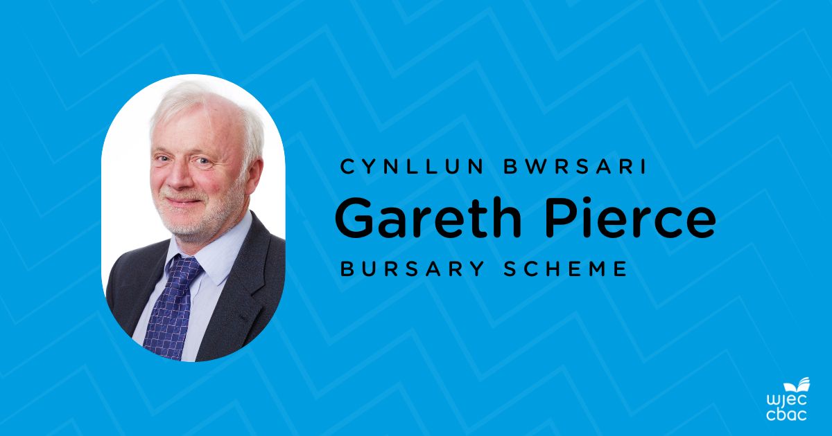 Ceisiadau ar gyfer Bwrsari Gareth Pierce nawr ar agor (1)